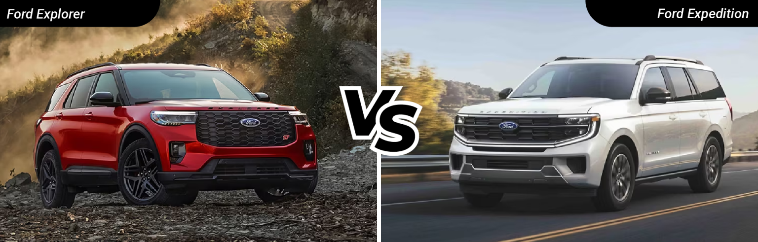 Best Ford SUVs for Road Trips Explorer vs. Expedition | Loveland CO